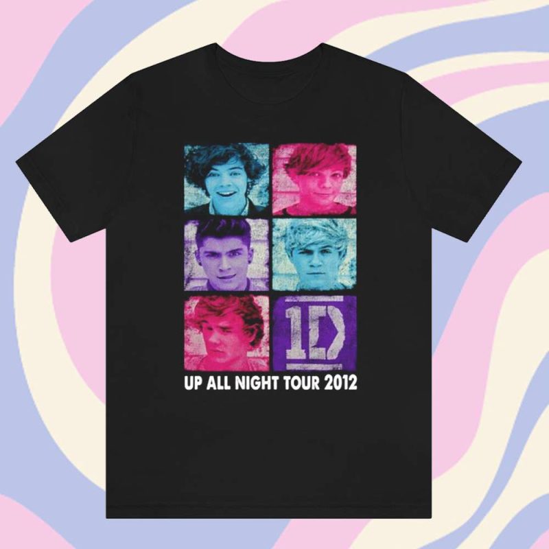 1D Up All Night Tour 2012 Shirt - Purpul Pop