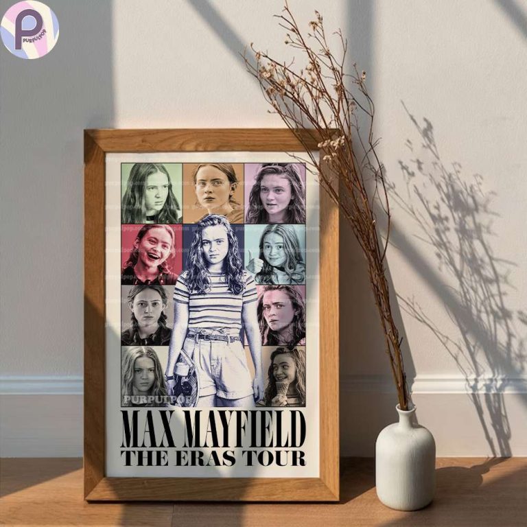 Max Mayfield The Eras Tour Poster - Purpul Pop