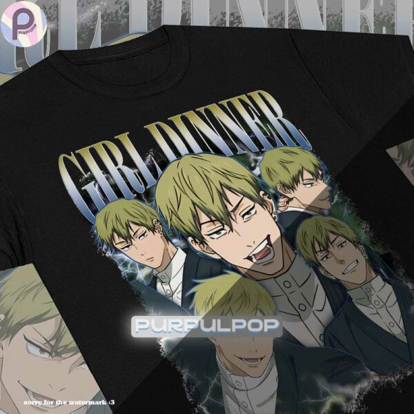 Naoya Jujutsu Kaisen Girl Dinner Shirt - Purpul Pop