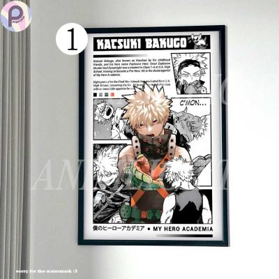 My Hero Academia MHA Poster - Purpul Pop