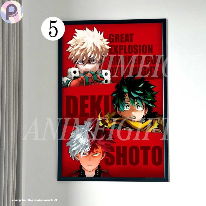 My Hero Academia MHA Poster - Purpul Pop
