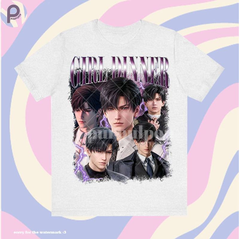 Zayne Love and Deepspace Girl Dinner Shirt - Purpul Pop