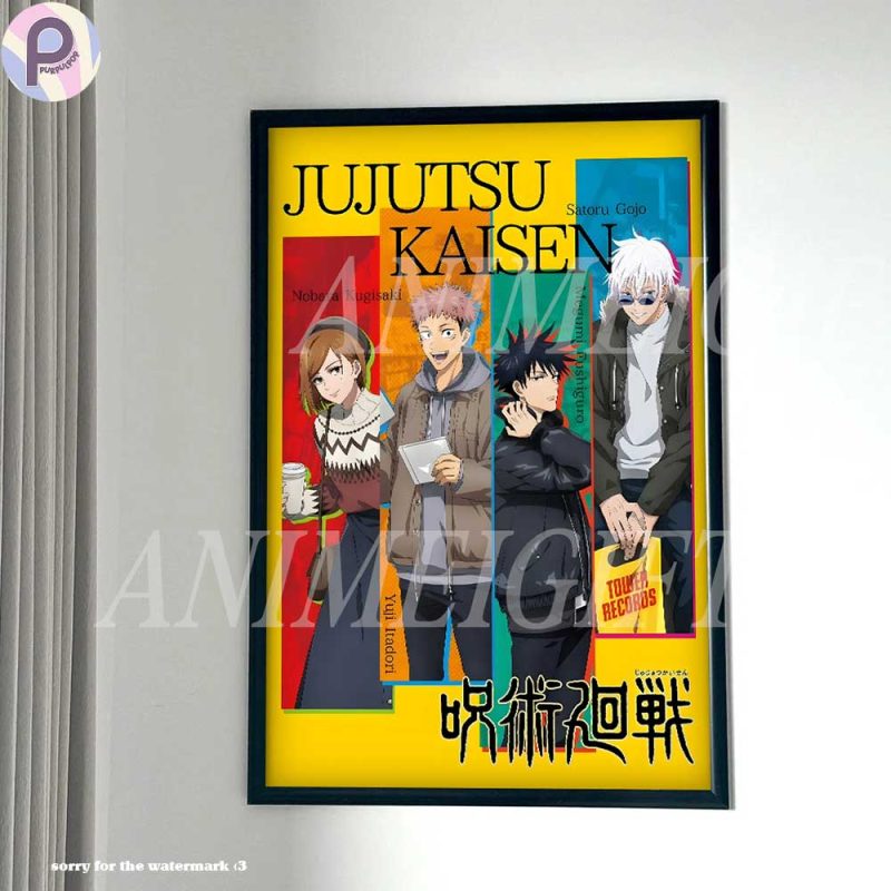 Jujutsu Kaisen JJK Anime Poster - Purpul Pop