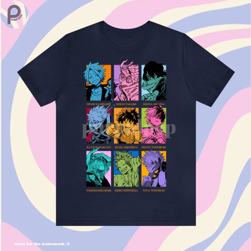 MyHero Academia MHA Shirt - Purpul Pop